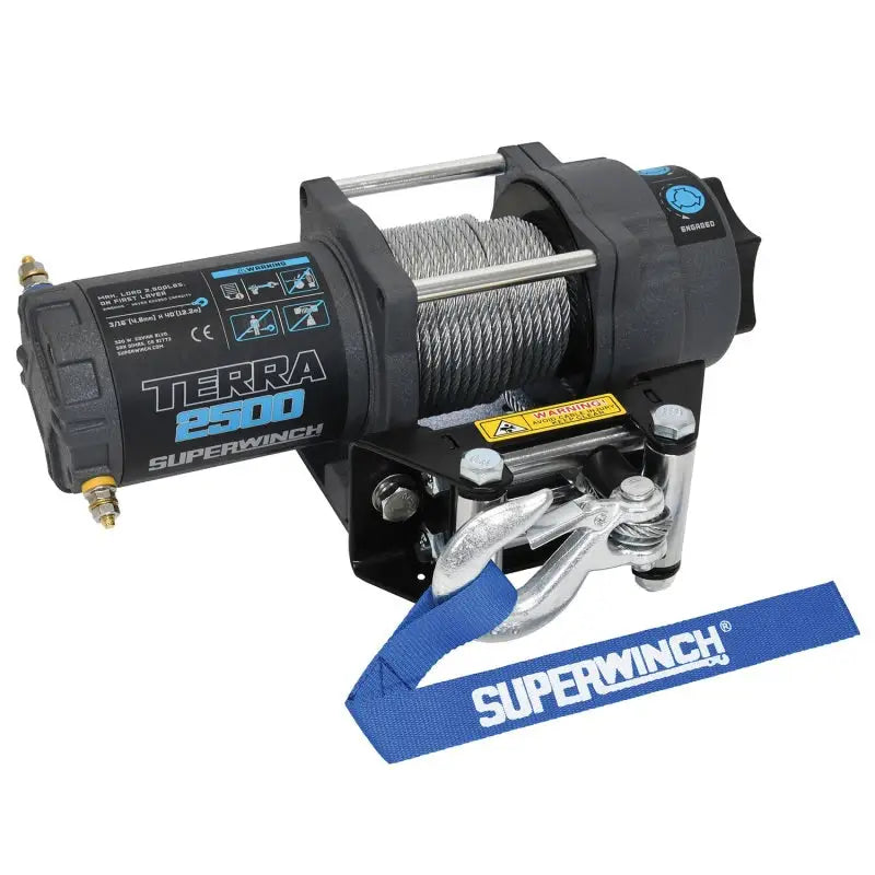 Superwinch 2500 LBS 12V DC 3/16in x 40ft Steel Rope – AFX Motorsports ...