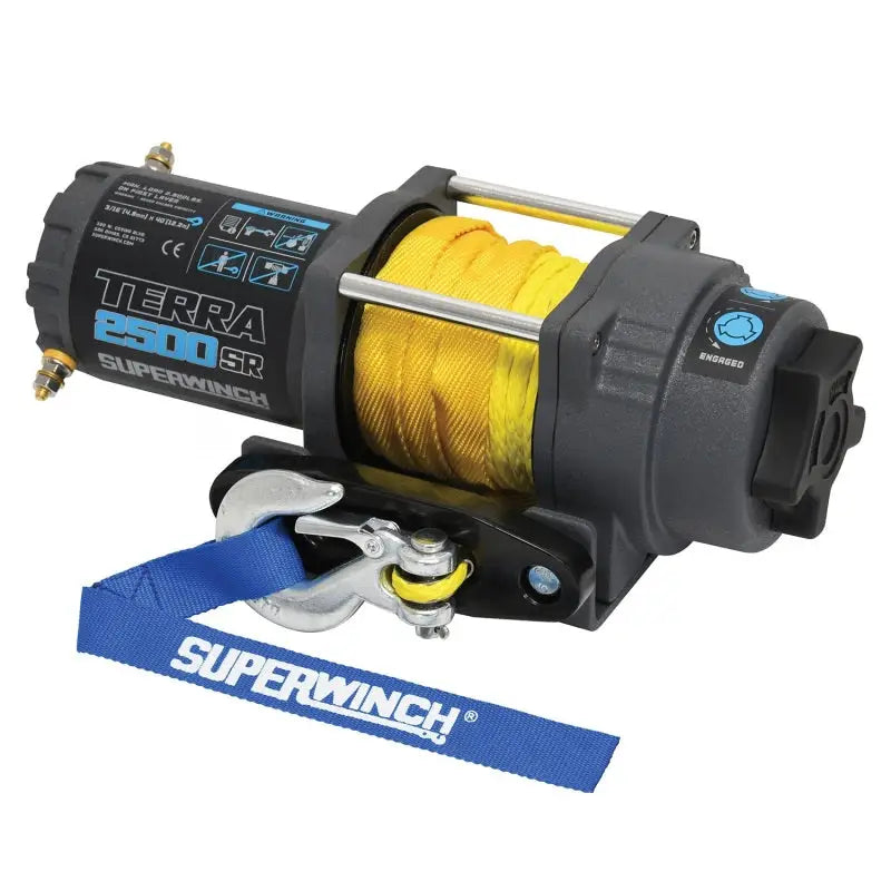 Superwinch 2500 LBS 12V DC 3/16in x 40ft Synthetic – AFX Motorsports ...